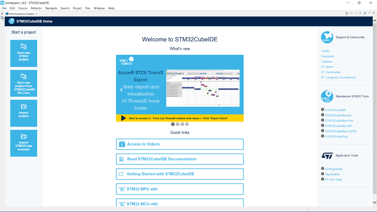 خطوات تثبيت برنامج STM32CubeIDE - Electronics Go